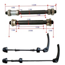 MTB Bike BICYCLE WHEEL HUB AXLE FRONT REAR Bearing... – Grandado