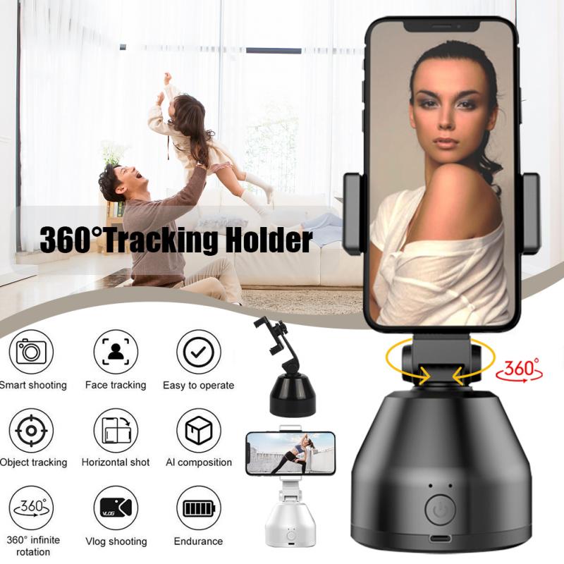 360 Rotation Face Tracking Selfie Stand No Need AP... – Vicedeal