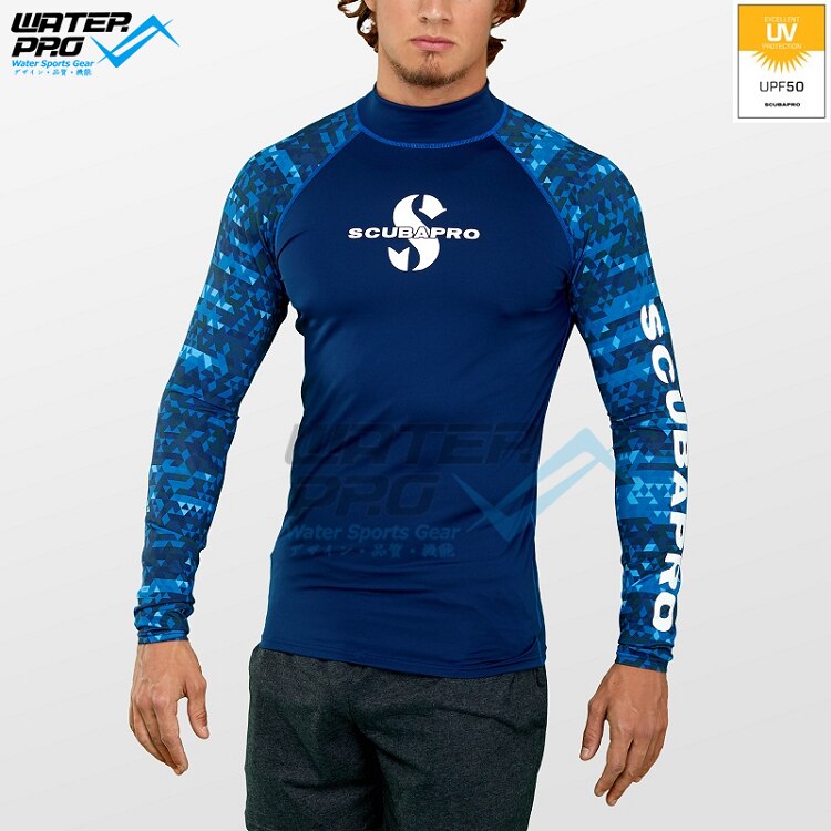 Scubapro RASH GUARD LONG SLEEVE UPF 50 MEN Snorkel... – Vicedeal