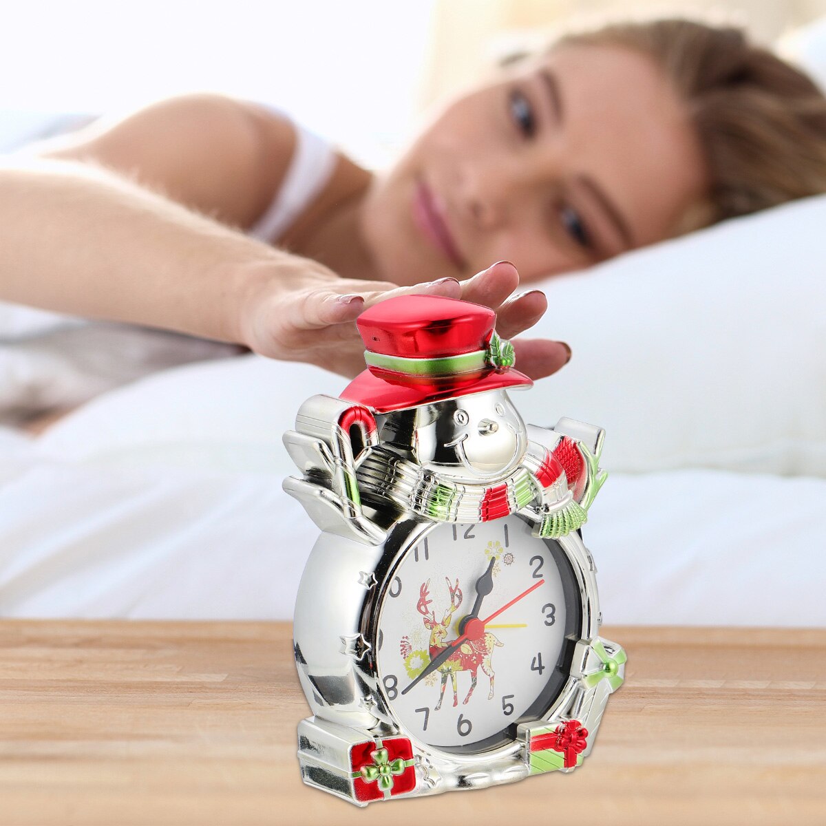 1Pc Retro Wekker Vader Kerst Wekker Creatieve Zond... – Grandado