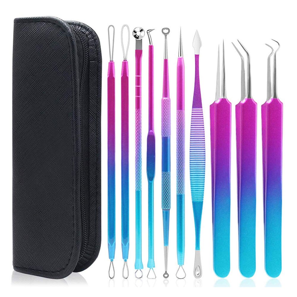 10pcs Acne Removal Tool Kit Pro Blackhead Remover ... – Vicedeal
