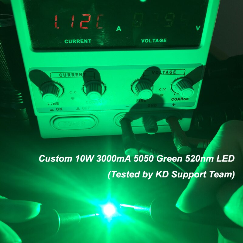 Custom 10W 3000mA 5050 Green 520nm LED Emitter wit... – Grandado