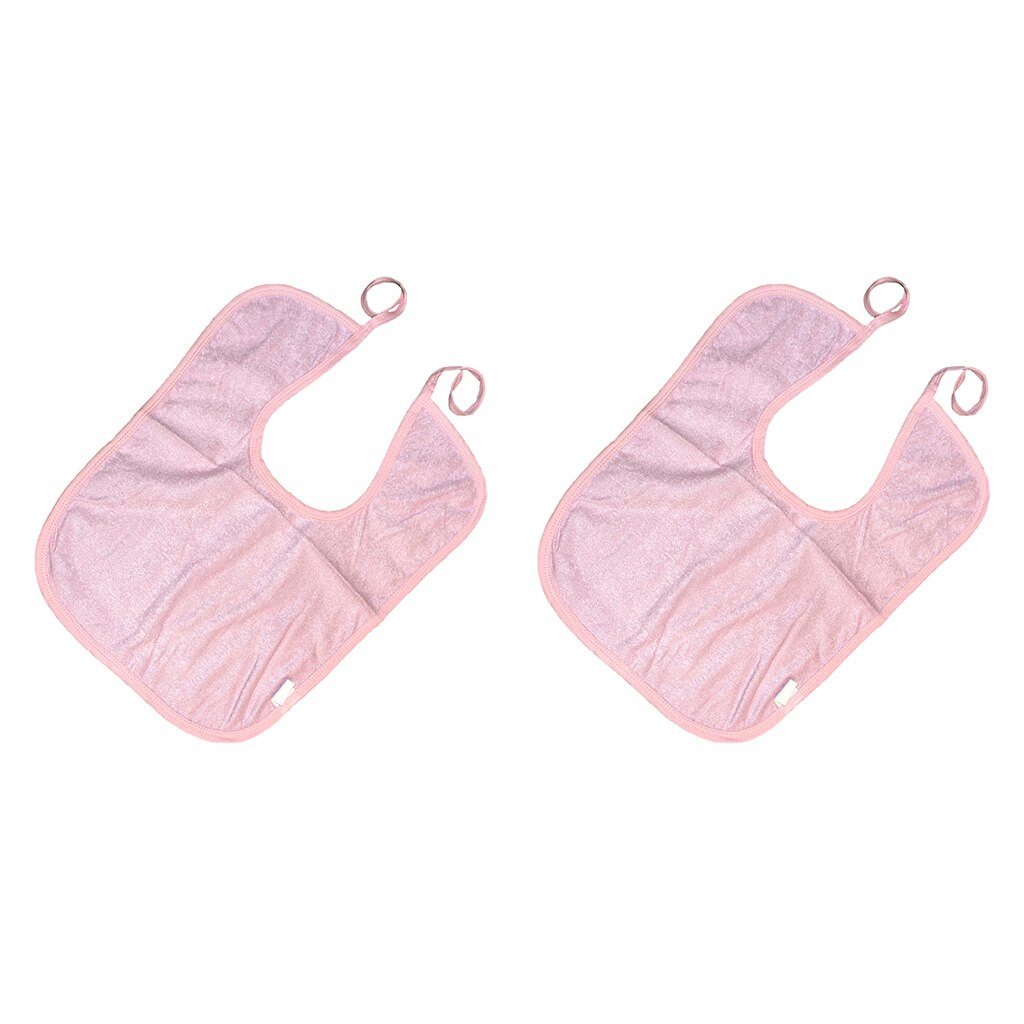 2 Pcs Short Adult Disability Bib Mealtime Cloth Pr... – Grandado