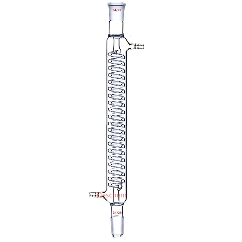 300mm,24/29,Graham Condenser,Glass Coil Heat Excha... – Grandado