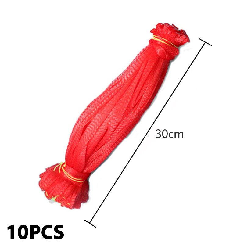 10 Pcs Plastic Nylon Mesh Net Bags for Vegetable F... – Grandado