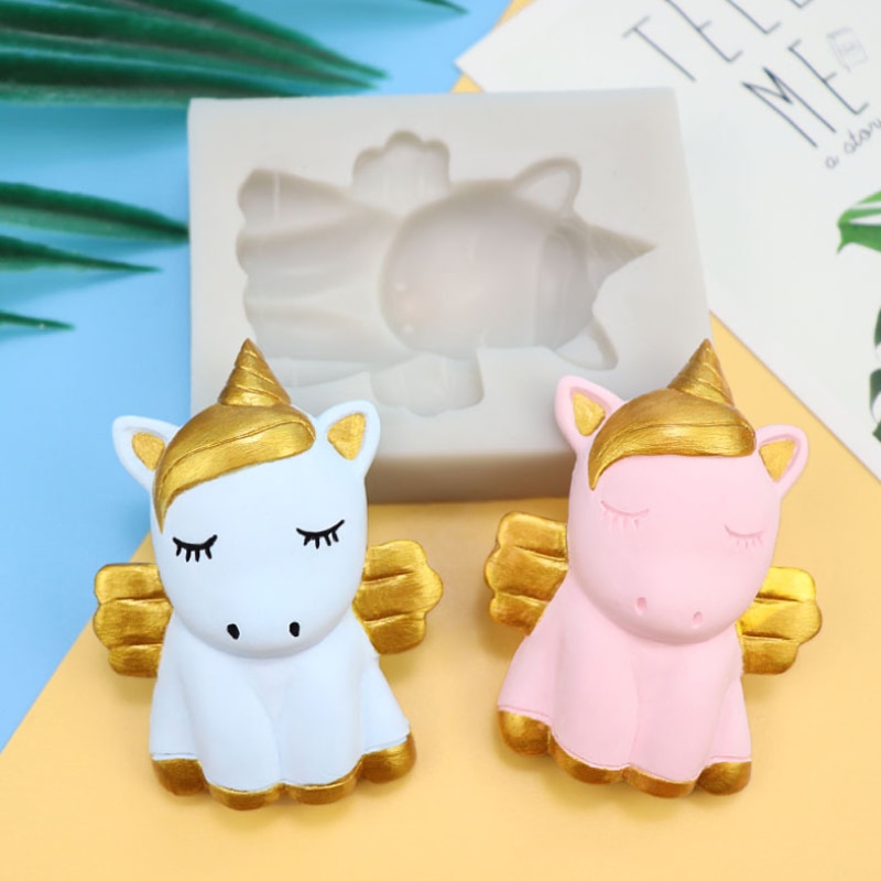 Fødselsdag enhjørning form silikone form fondant k... – Grandado