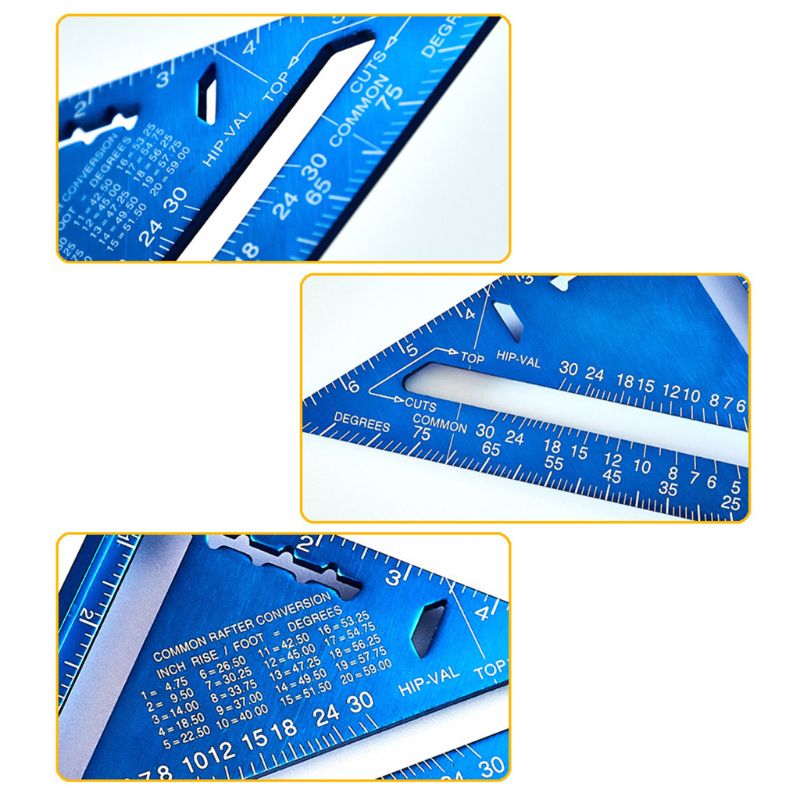 Winkel Lineal 7 zoll Aluminium Legierung Sauerei L... – Grandado