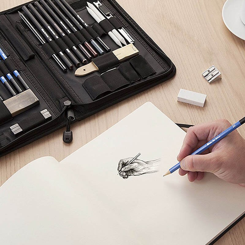 40pcs Set Sketching Pencils Drawing Sketch Kit Gra... – Grandado