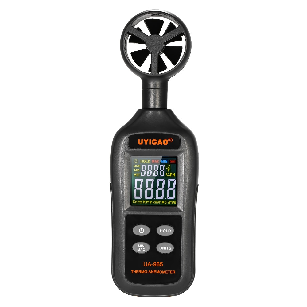 UYIGAO Digital Tachometer Anemometer Thermometer H... – Grandado