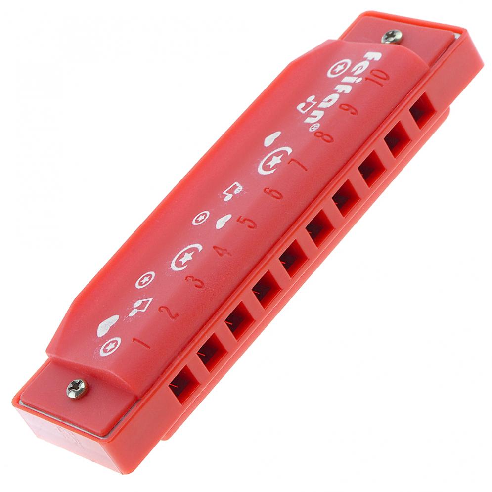 Plastic 10 Holes Diatonic Translucent Harmonica Mu... – Vicedeal