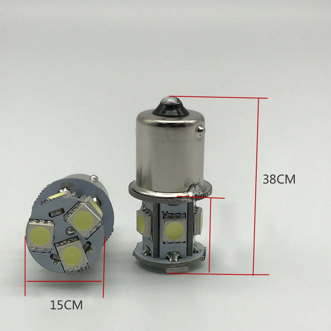 2 Pcs BA15S R5W 1156 5050 8SMD Led Auto Led Turn P... – Vicedeal