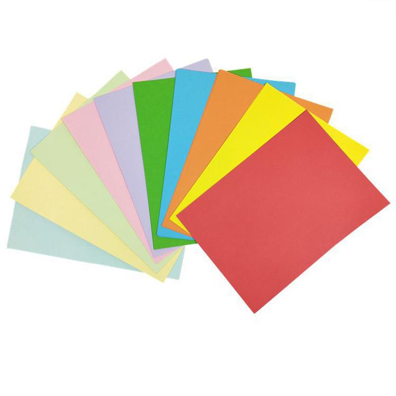 50 Sheets A4 Colorful Folding Paper DIY Handcraft ... – Grandado