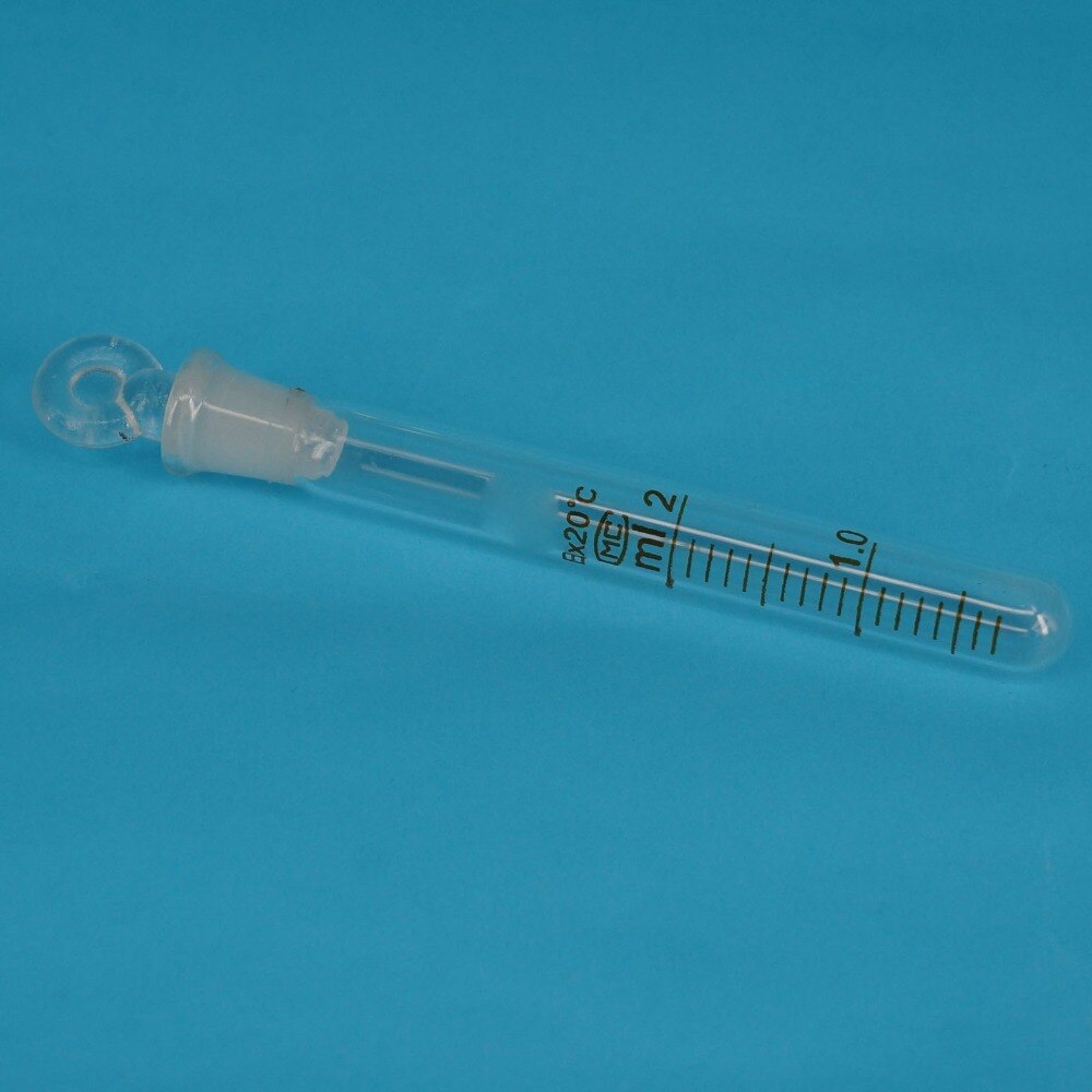 2ml Graduated Line Lab Clear Glass Test Tube Round... – Grandado