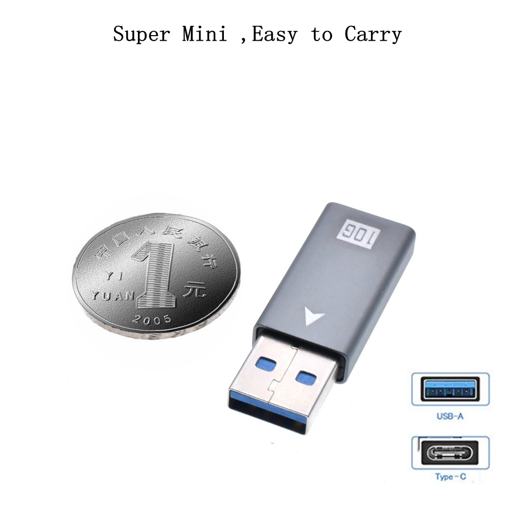 USB 3.1 GEN 2 Male to Type-C Female Adapter, Suppo... – Vicedeal