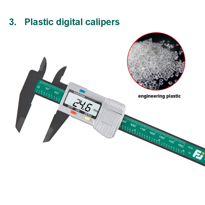 FUJIWARA Plastic Digital Display Vernier Caliper 0... – Grandado