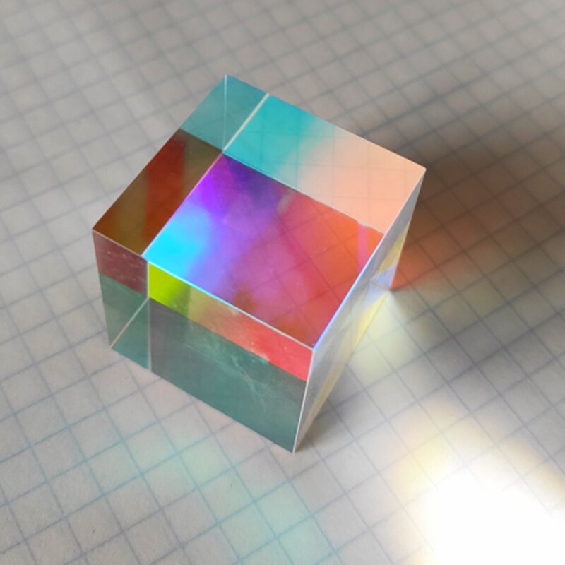 10*10*10mm&15*15*15mm Optical Prism Rainbow Cube G... – Grandado