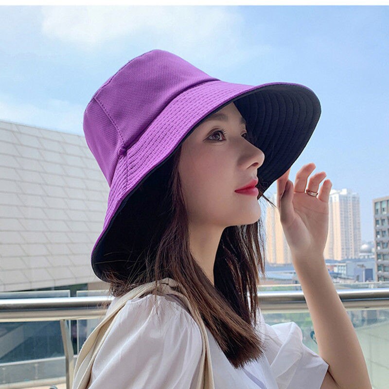 Sombrero de sol Reversible para mujer, sombreros d... – Grandado