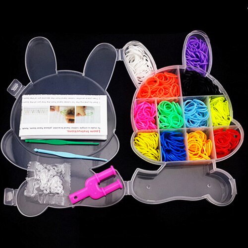 Rubber Loom Bands Elastic Weaving Braided Bracelet... – Grandado