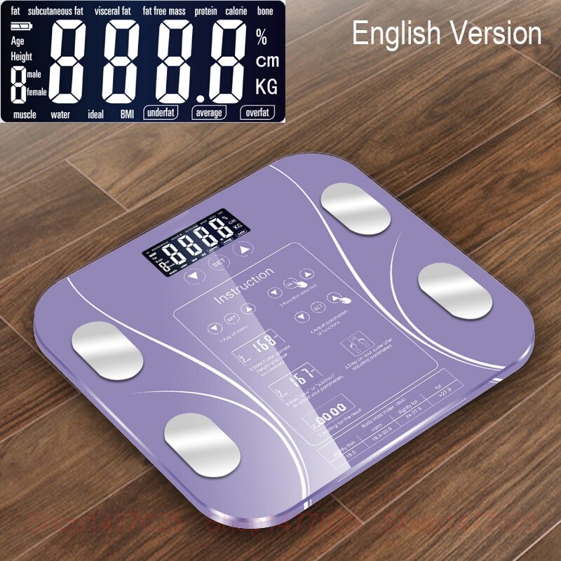 Body Index Electronic Smart Weighing Scales Bathro... – Grandado