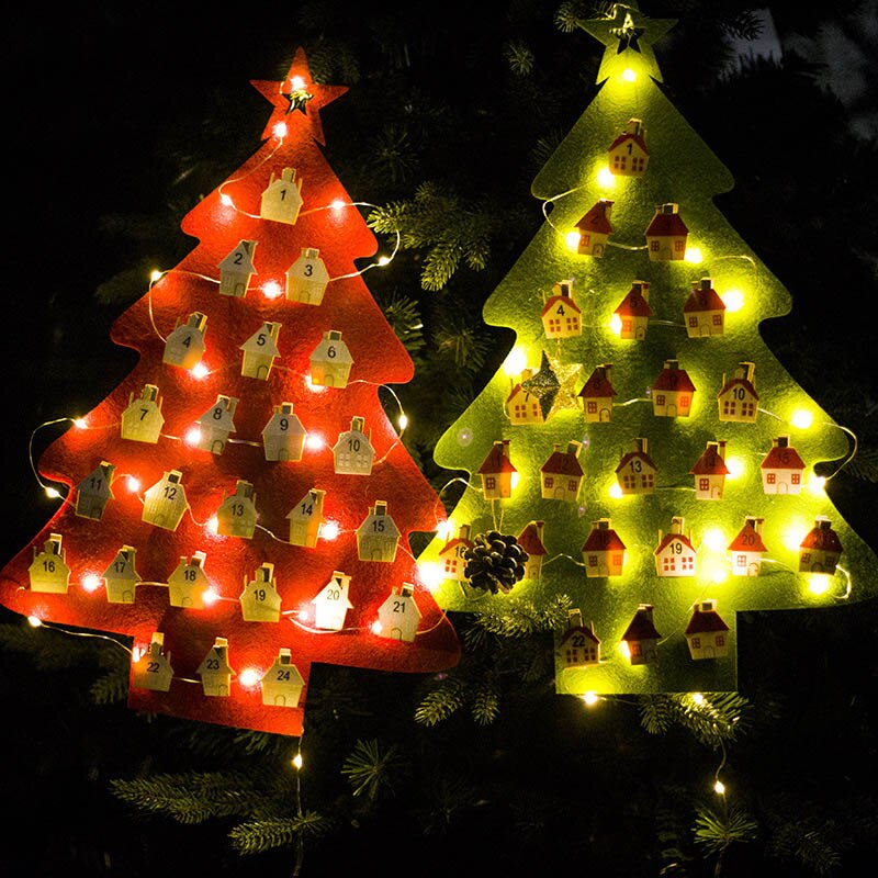 Year Decoration Glowing LED DIY Christmas Tree Cal... – Grandado