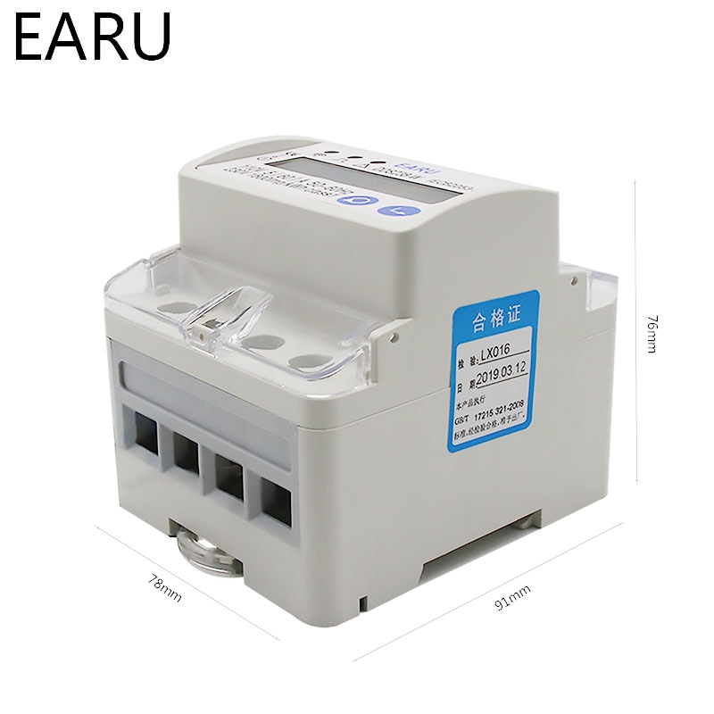 5(60)A 110V 230V 50/60HZ Single Phase Din Rail WIF... – Grandado