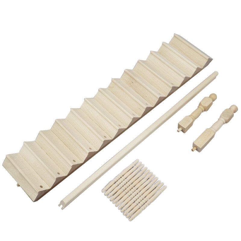 Dollhouse Miniatures,1/12 Wooden Stair Stringer St... – Grandado