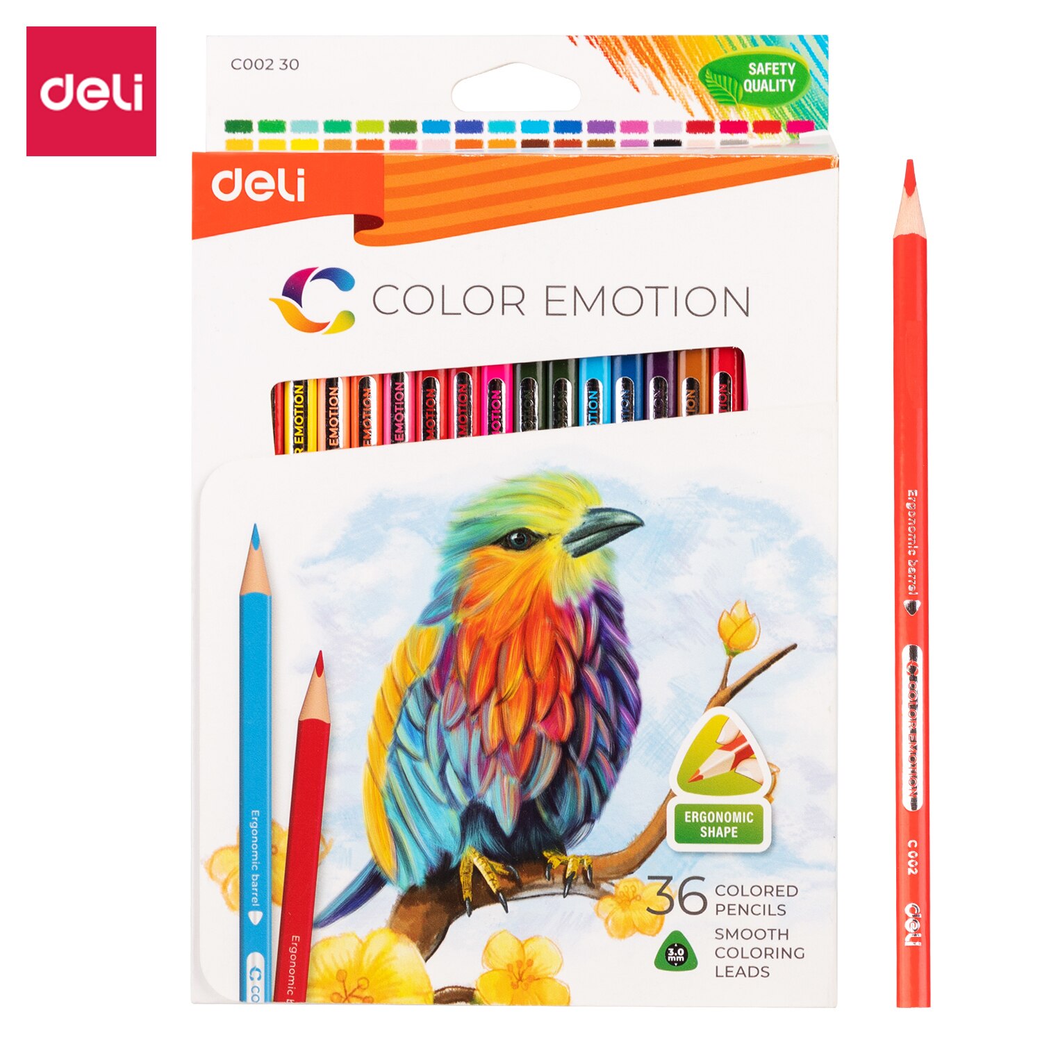 Deli Colored Pencil 12/18/24/36 Color Pencil Paint... – Vicedeal