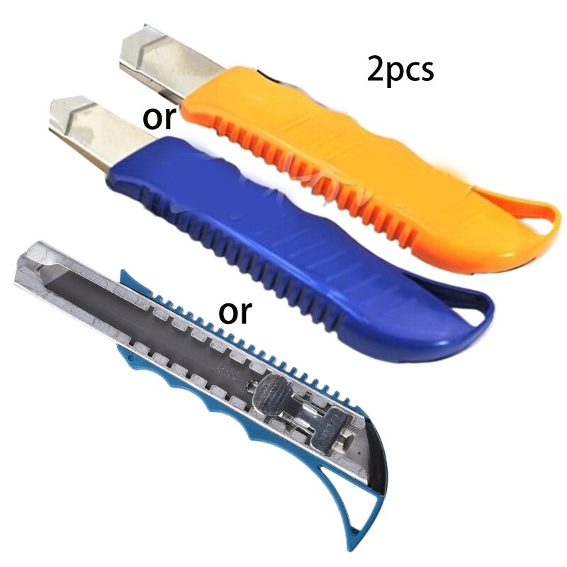 L21B 2Pcs Utility Stainless Steel Slide Snap Off C... – Vicedeal