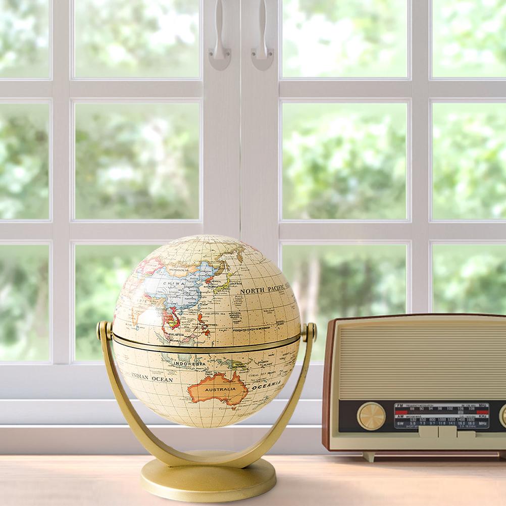 Mini Vintage Globe World Map English Edition Deskt... – Vicedeal