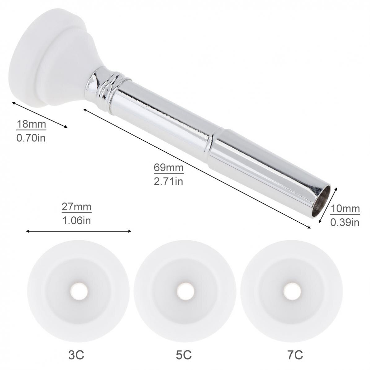 4 Stks/set Trompet Mondstuk Set 3C 5C 7C Met Tromp... – Grandado