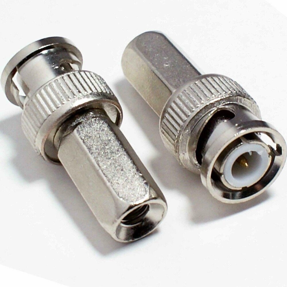 BNC Twist Screw On Plug Male Connector for CCTV Se... – Grandado