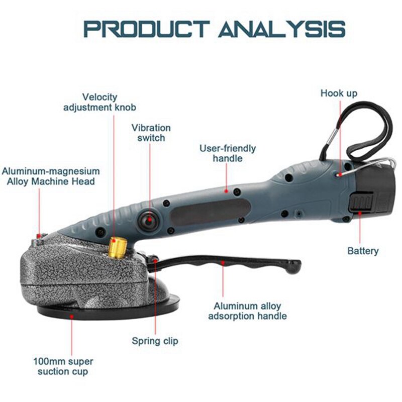 Draagbare Tegel Vibrator Voor Tegels Vloer Gips Ma... – Grandado