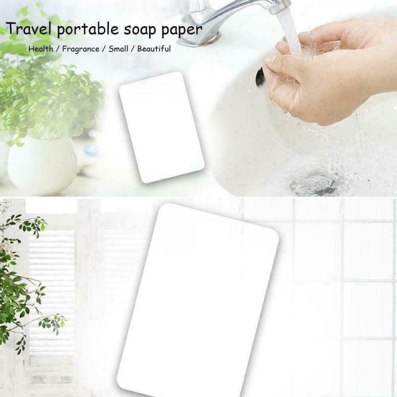 100/200Pcs Traveling Camping Portable Soap Paper D... – Grandado