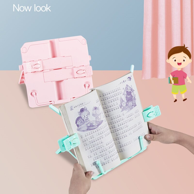 Cute Book Stand Holder Bookshelf Portable Bookends... – Vicedeal