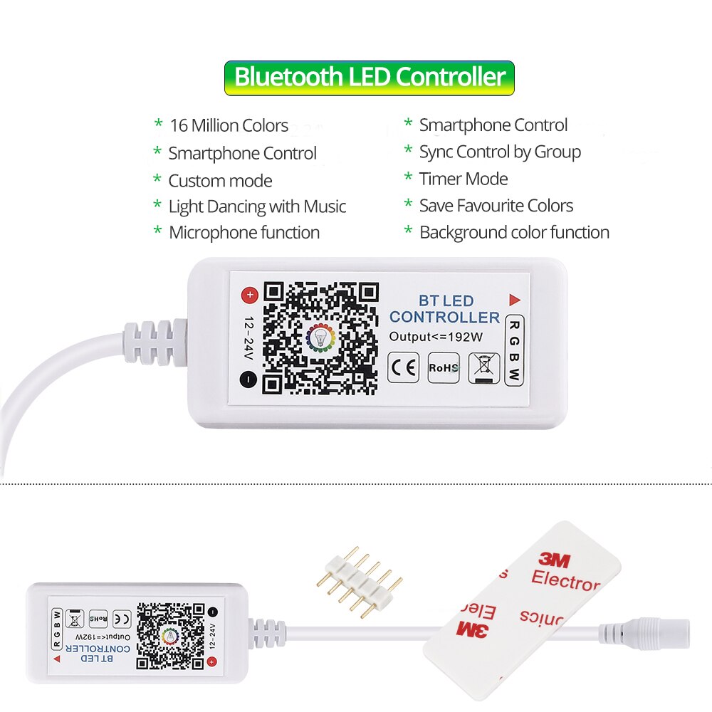 DC 12 v 24 v RGB/RGBW/RGBWW Led Controller RGB Con... – Vicedeal