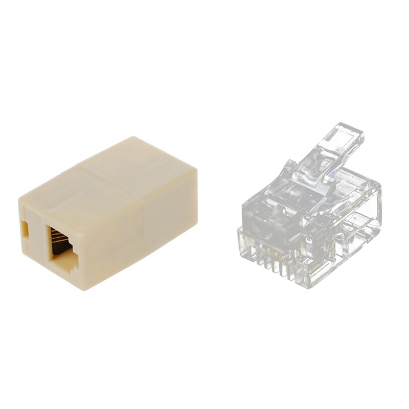 Conector de teléfono en línea RJ11 6P4C hembra/hem... – Grandado