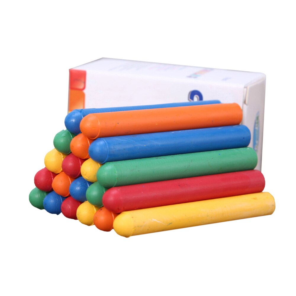 20 Pcs Dustless Chalks Washable Eco-friendly Kids ... – Grandado