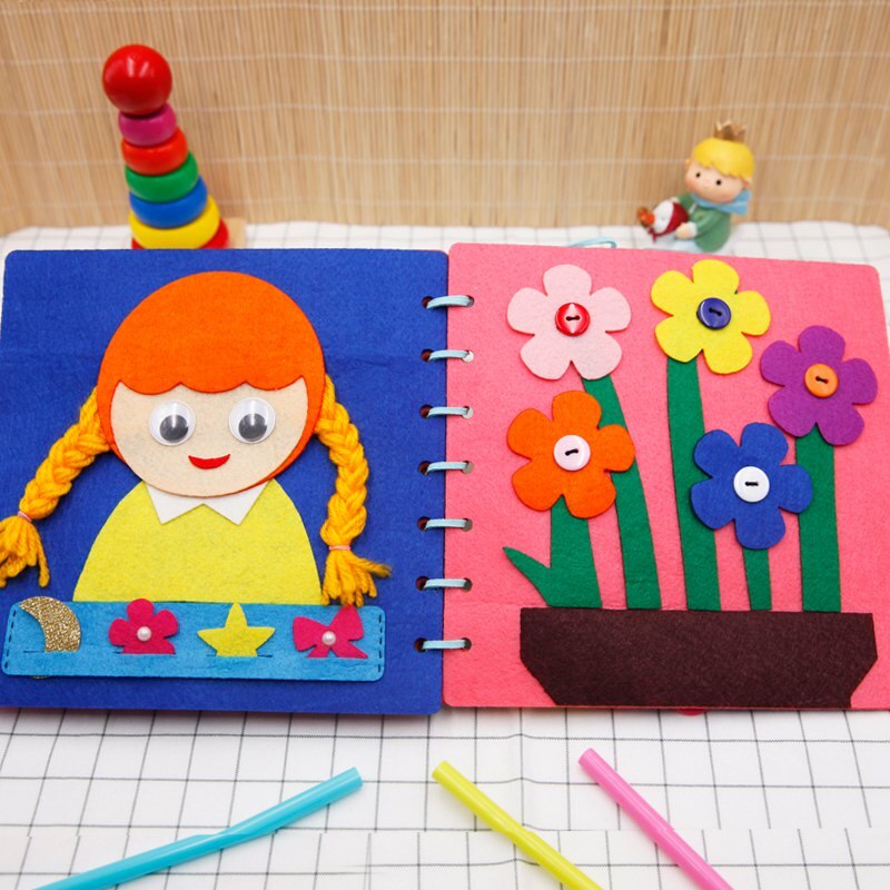 Handmade Baby Quiet Book 20X20CM My First Book Toy... – Grandado