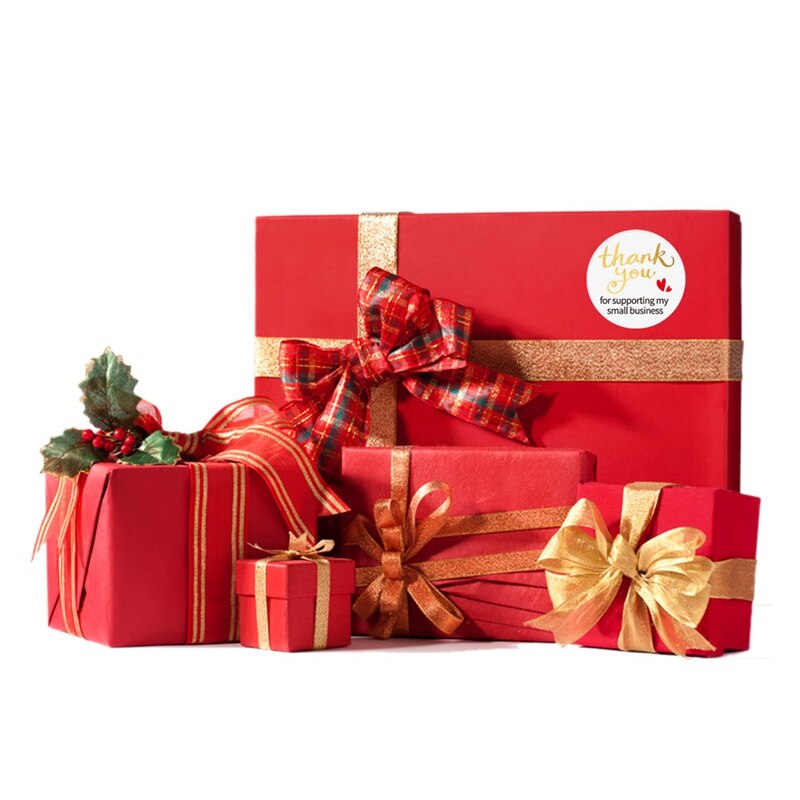 500Pcs/Roll Dank U Voor Ondersteunende Mijn Kleine... – Vicedeal