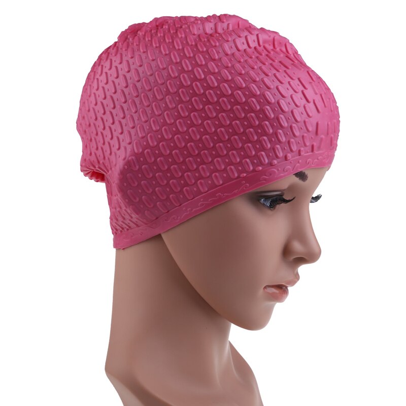 Silicone Waterproof Swimming Caps Hat Ears Free Po... – Grandado
