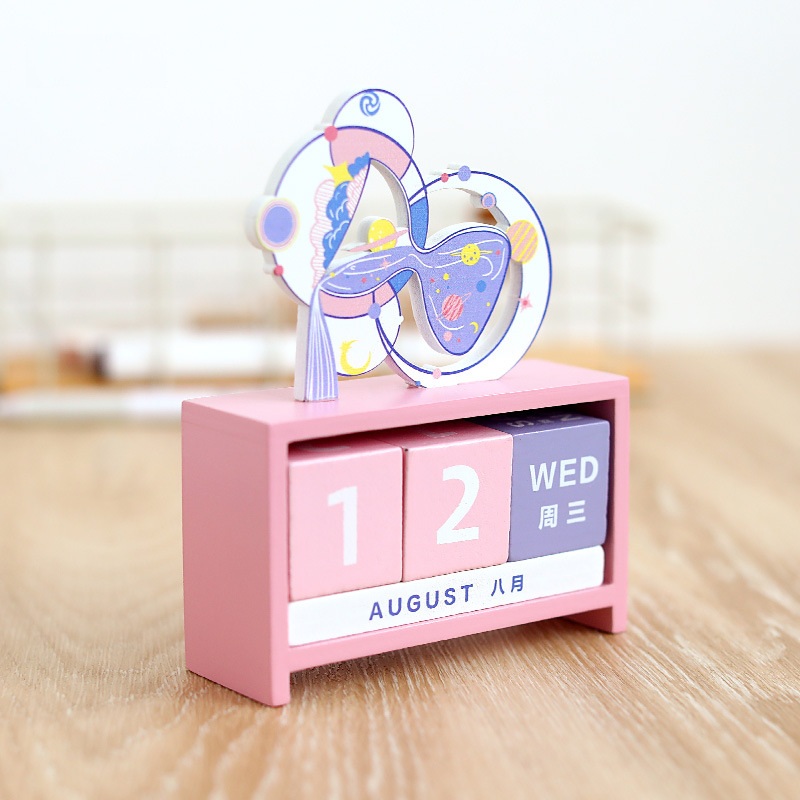 2022 Cute Whale and Deer Perpetual Calendar Cartoo... – Grandado