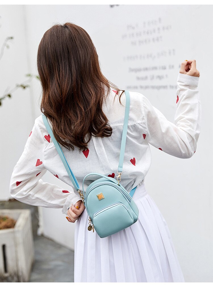 La Maxza Vrouwen Mini Rugzak Pu Lederen Rugzak Tie... – Grandado