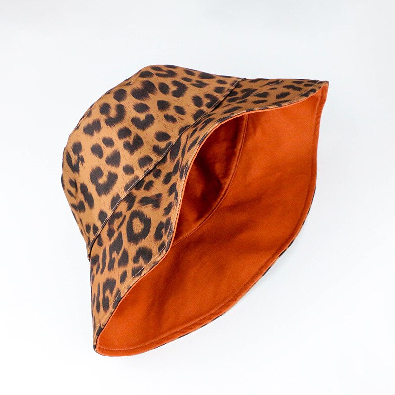 Zomer Twee Side Leopard Emmer Hoed Vrouwen Mode Hi... – Grandado