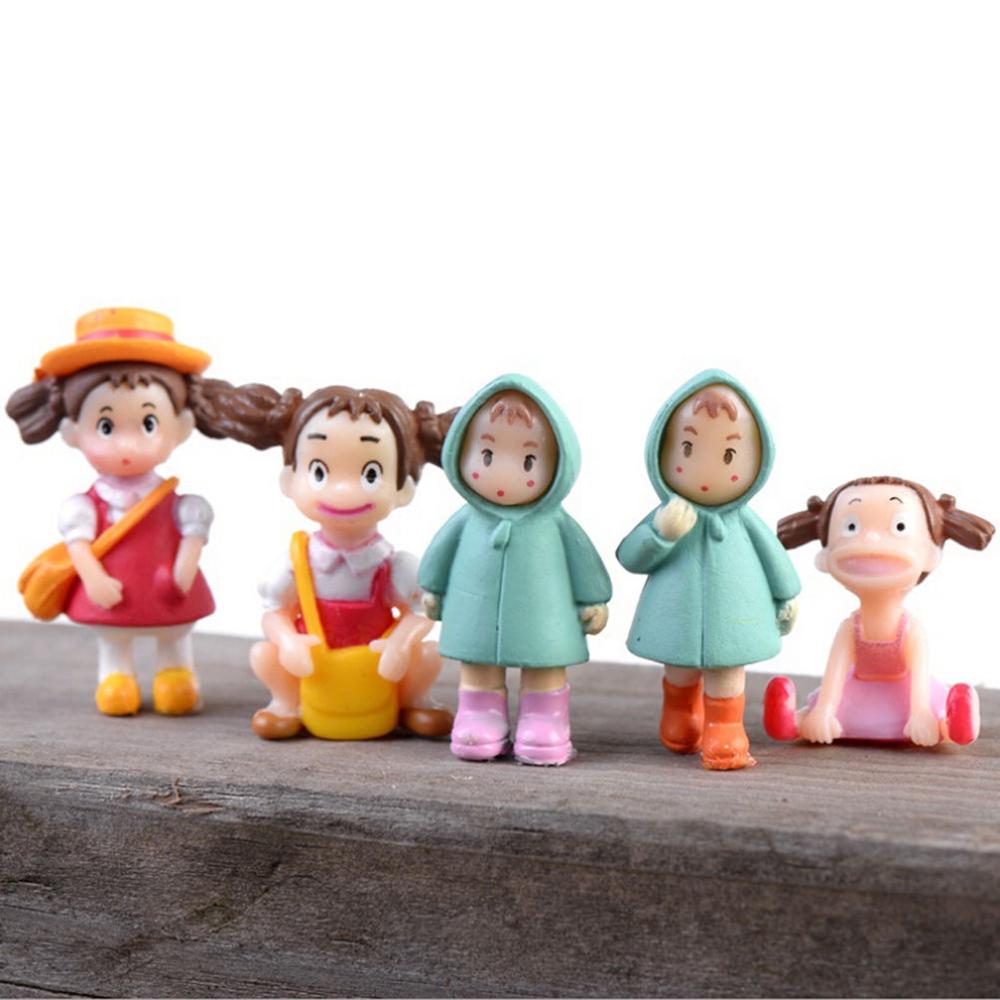 Cute Mini Figurines Miniature Girl Resin Crafts Or... – Grandado