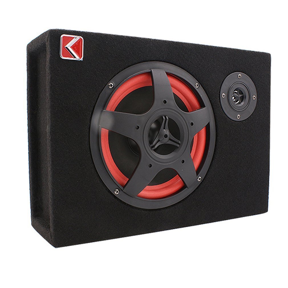 350W Under-Seat Car Compact Subwoofer Amp Bass Spe... – Grandado