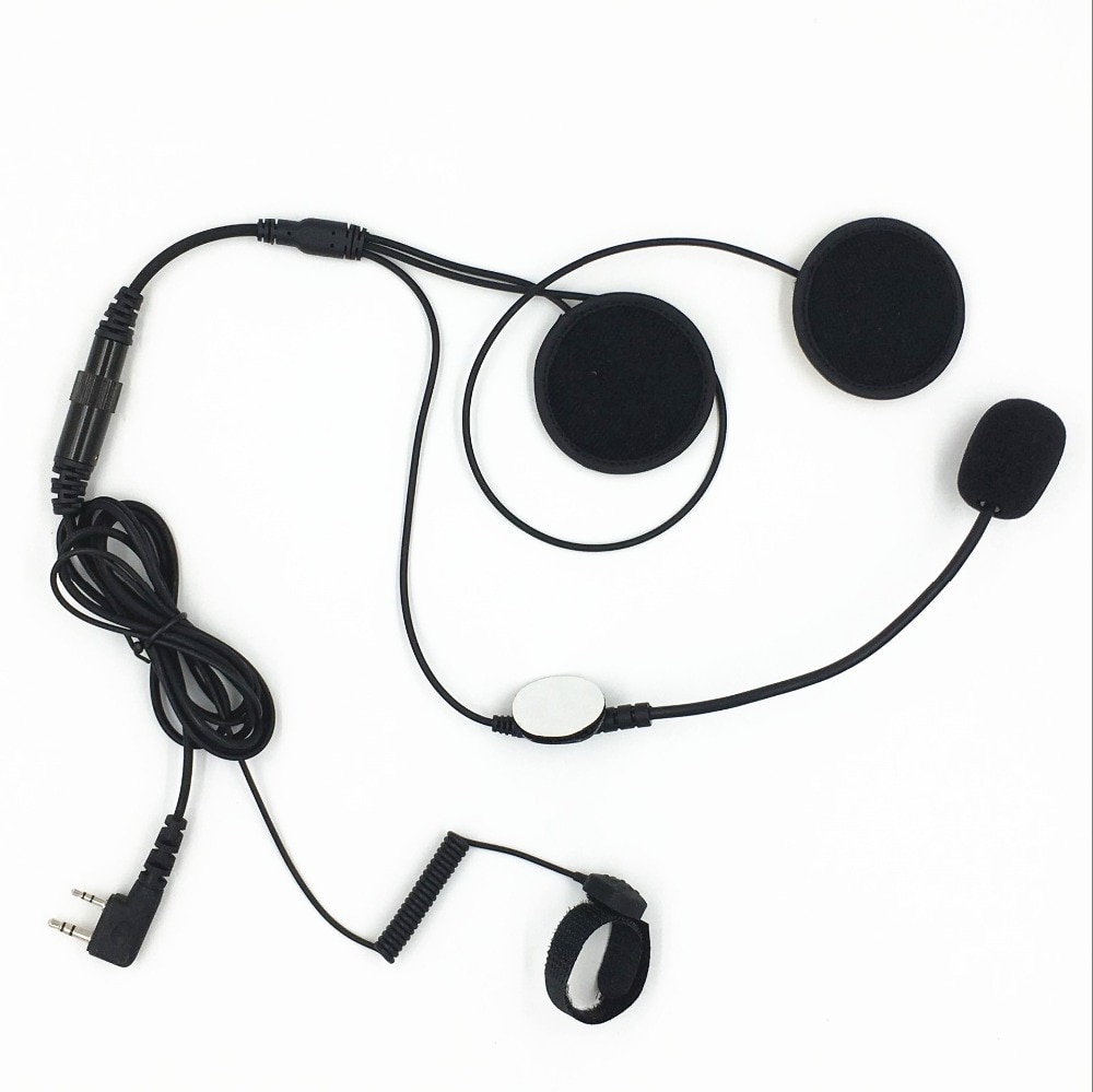 2PIN finger PTT walkie talkie Motorcycle Helmet He... – Grandado