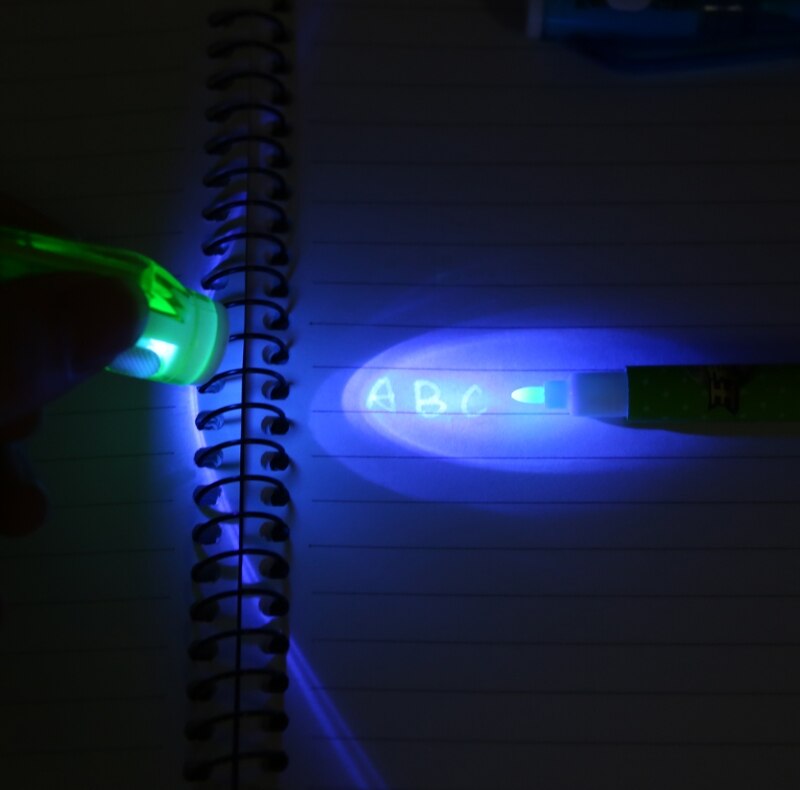 Bolígrafo de tinta Invisible Magic 2 en 1, con luz... – Grandado