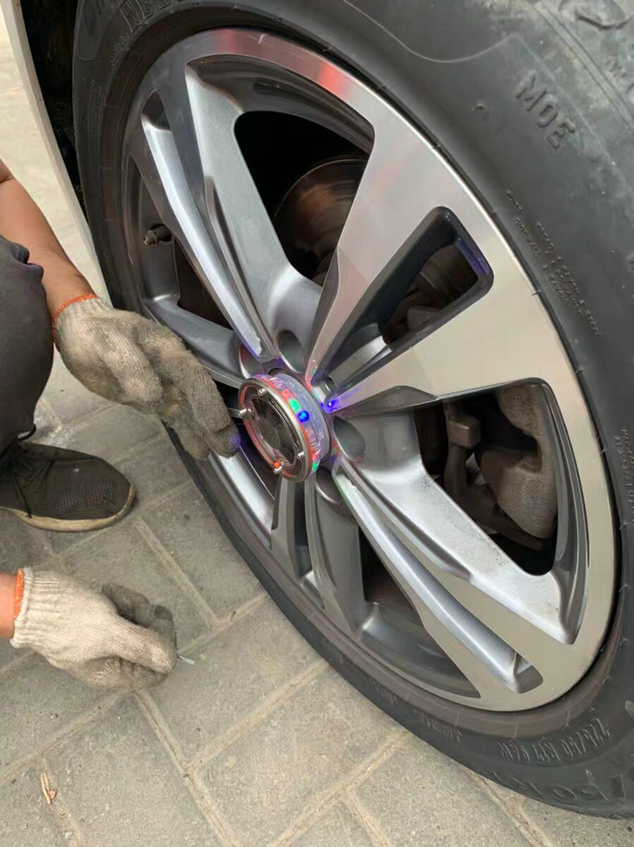 For Car LED solar wheel hub light dazzle color whe... – Grandado