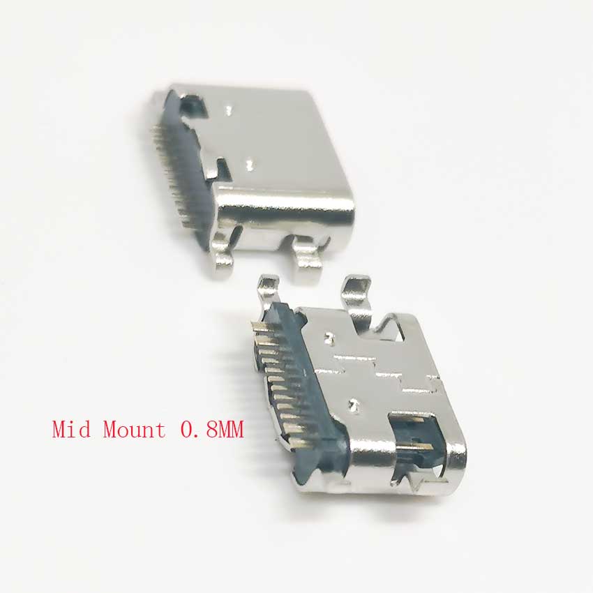 10Pcs USB-3.1 USB Connector Type C Horizontal Mid ... – Vicedeal