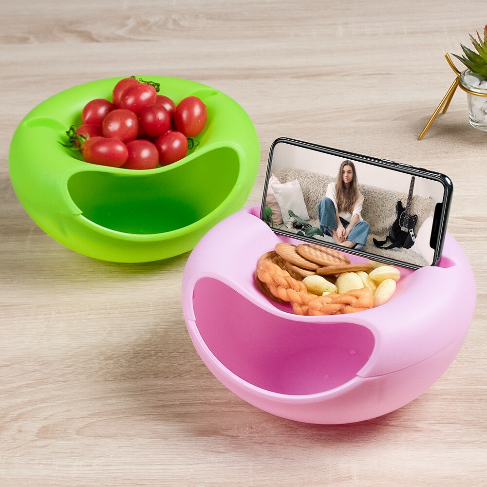 Big Lazy Bear Fruit Box Lazy Snack Bowl Plastic Do... – Grandado